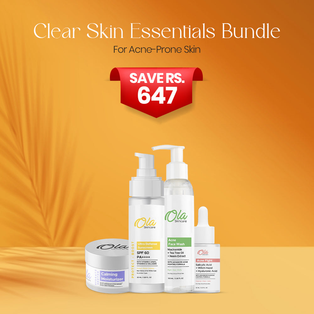 Clear Skin Essentials Bundle – Ola Skincare